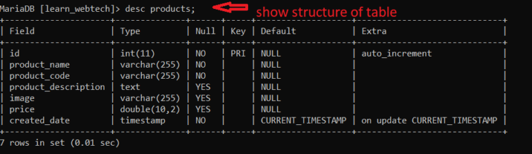 Mysql Query Mysql Query Commands Mysql Query Tutorial Learn Webtech 4808