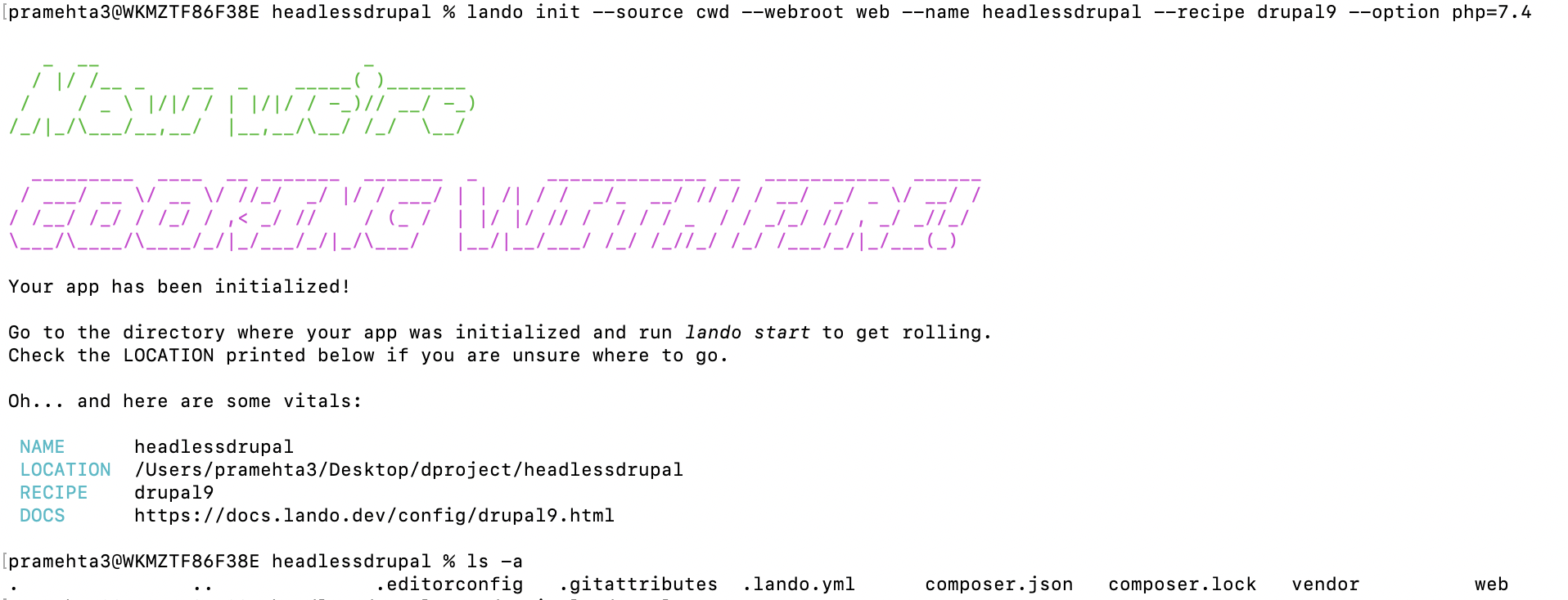 Install Drupal 9 Using Composer With Lando Learn Webtech 5318
